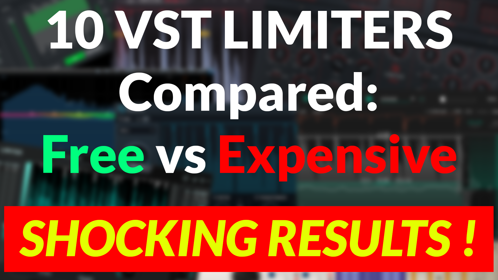 Comparaison de 10 Plugins Limiteurs VST – Analyse & Blind Test